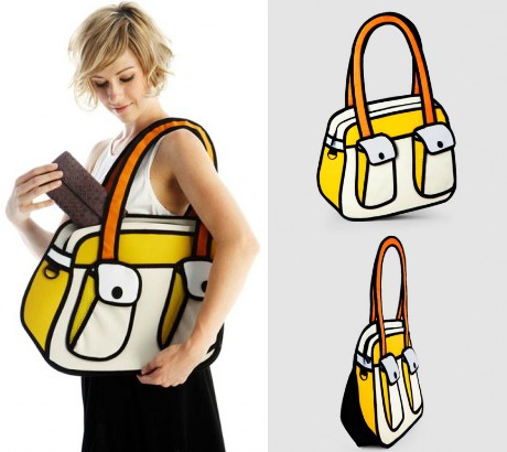 Jump From Paper: Cartoon bags - The Clothes Maiden Magazine