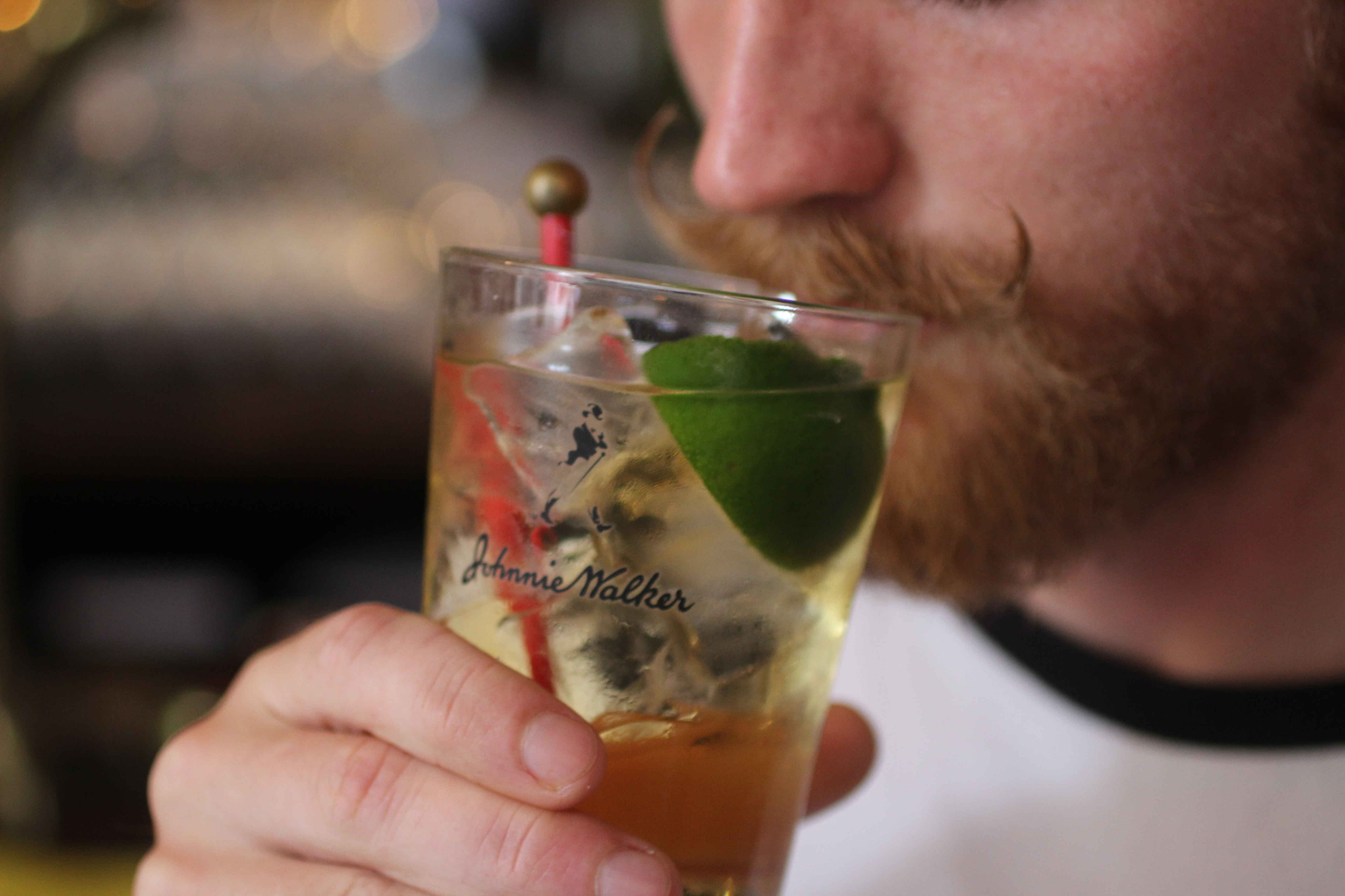 The Johnnie Walker Moustache Wax That Enhances the Flavour of Your ...